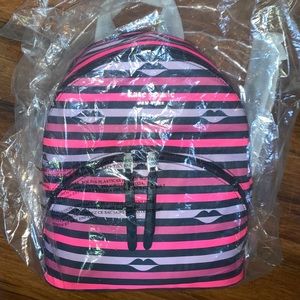 kate spade | Bags | Nwt Kate Spade Lips Medium Backpack | Poshmark